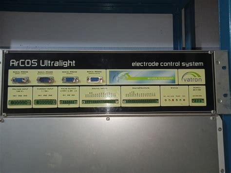 Arcos Ultralight Electrode Control System Vatron Eaf Electric Arc Furnace Controller