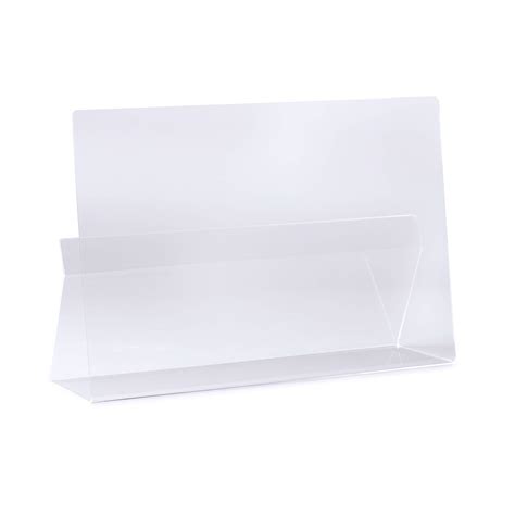 Kilo Cookbook Stand Rest Splash And Splatter Protector For Your Books Or Tablet Clear Acrylic