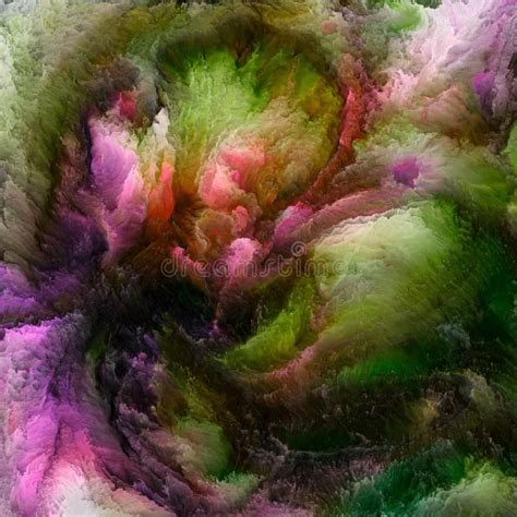 Confluence Of Vibrant Colors Stock Image Image Of Translucent