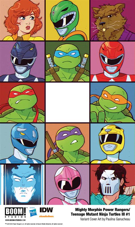 Mmpr And Tmnt Iii 1 Variant Cover Iii Morphin Legacy