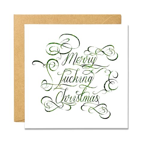 Merry Fucking Christmas Paper Jungle