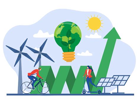 Limpiar Energía Conceptorenovable Energía Para Mejor Futuro