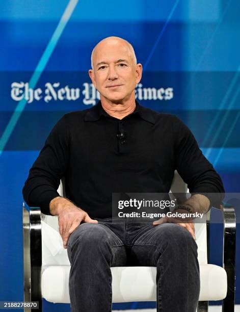 Jeff Bezos Speaks Onstage During The New York Times Dealbook Summit
