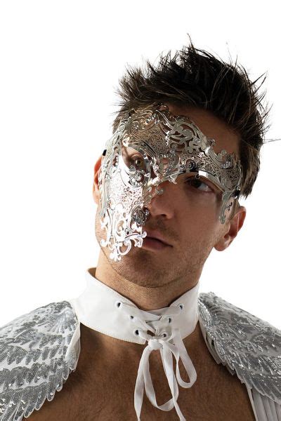 Ornate Masquerade Mask Men Filigree Costume Mask