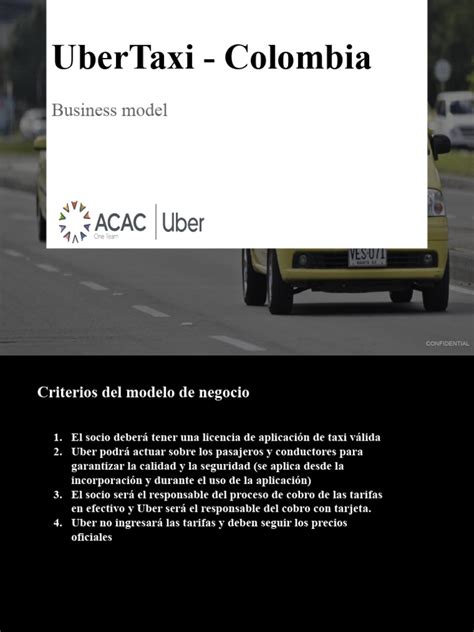 Business Model Uber Pdf Vehículos De Alquiler Business