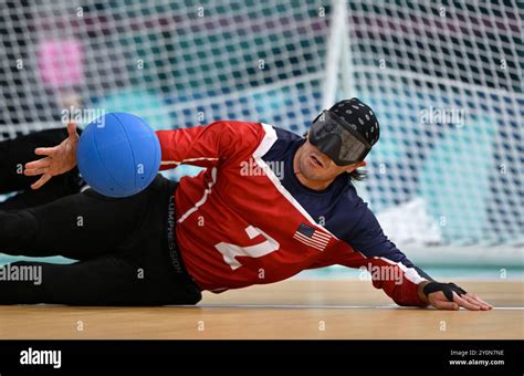 Paris France 03rd Sep 2024 Paris2024 Paralympics Mens Goal Ball