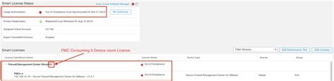 Troubleshoot Secure Firewall Smart Licensing Out Of Compliance Errors Cisco