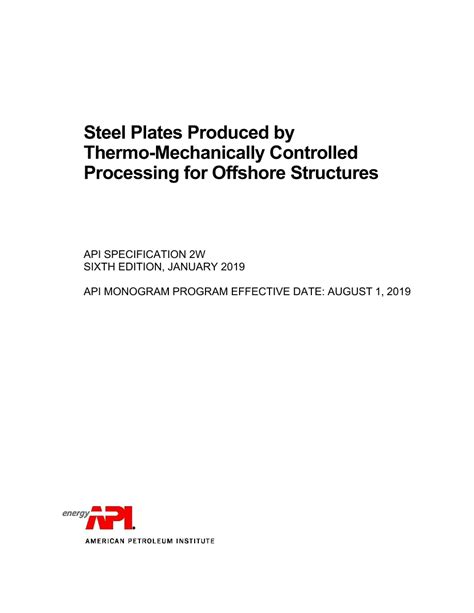 Api Spec 2w Sixth Edition Pdf