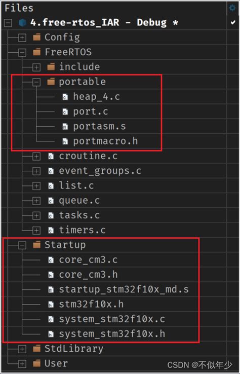 iar下移植freertos到stm32f103c8t6 iar移植freertos csdn博客
