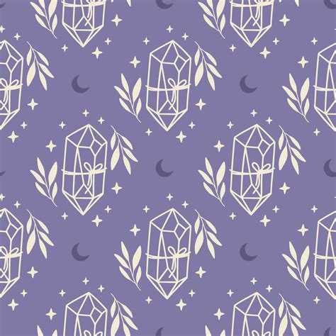 Mystical Seamless Pattern 59535155 Vector Art At Vecteezy