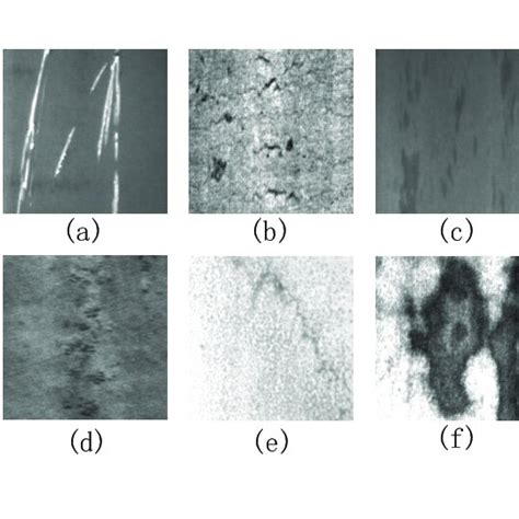 Some Common Steel Defects Images A Scratches B Crazing C