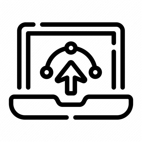 Cursor Arrow Mouse Point Computer Laptop Designline Icon