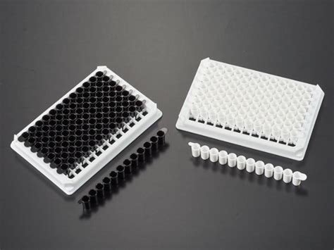 פלטות 96 בארות שחורות נשלפות 12x8 רומיכל רומיכל