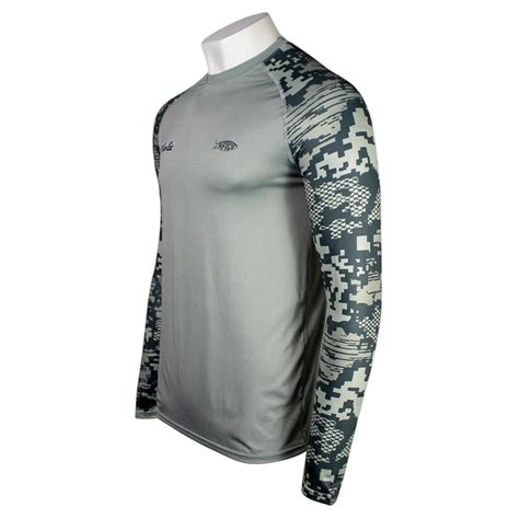 Bass Cat Aftco Tactical Digi Camo Long Sleeve Bass Cat Apparel