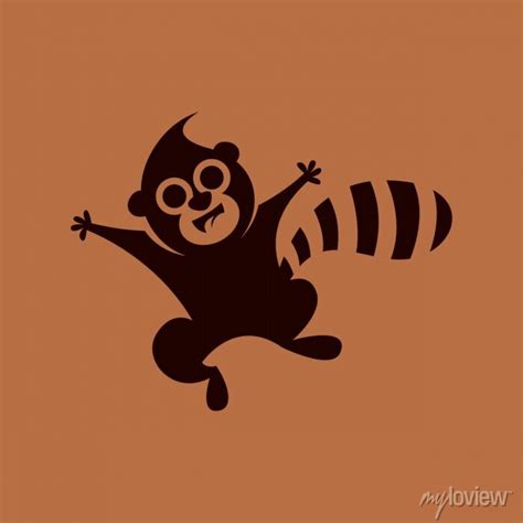 Lemur Logo Design Concept Vector Animal Logo Template Posters For The