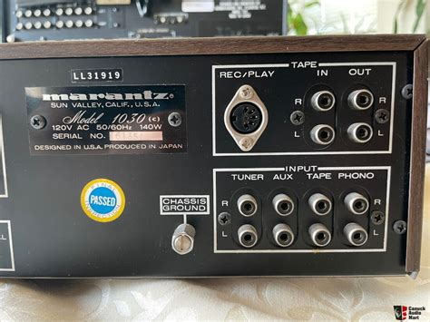 Vintage Marantz 1030 Console Stereo Amplifier Made In Japan Photo