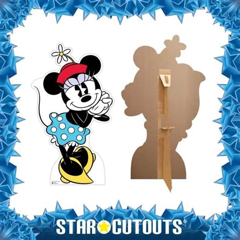 Minnie Mouse Retro Disney Cardboard Cut Out