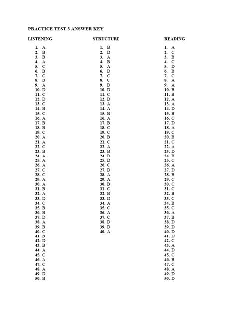 Practice Test 3 Answer Key Pdf