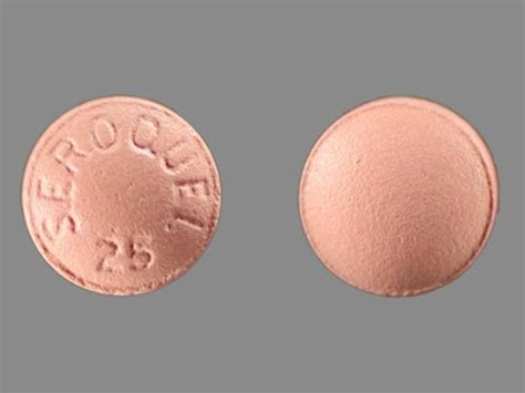 Seroquel 25 Pill Orange Round 6mm Pill Identifier