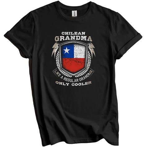 Chilean Grandma Shirt Funny Chile T For Grandma Chilean Flag T