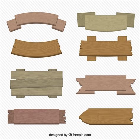 Wood Title Vectors And Illustrations For Free Download