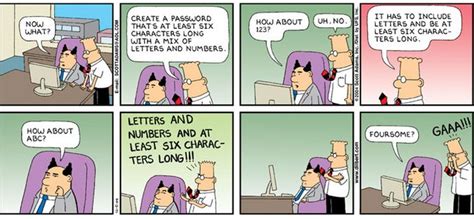 Dilbert On Password Complexity Album On Imgur