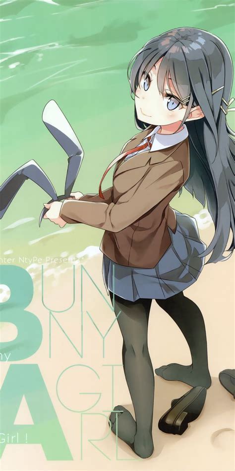Phone Wallpaper Mai Sakurajima Anime Rascal Does Not Dream Of Bunny
