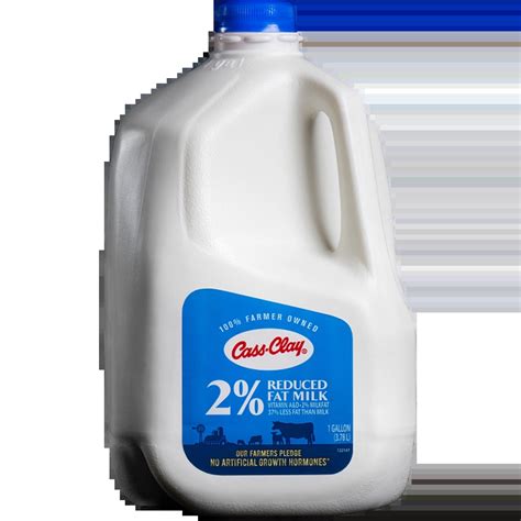 2 Reduced Fat Milk Gallon Cass Clay® Creamery