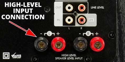 How To Connect A Subwoofer Low High Level Connections Home Cinema Guide