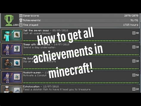 Minecraft Bedrock Achievement Guide For 1 16 2 Xbox Ps4 Pe And