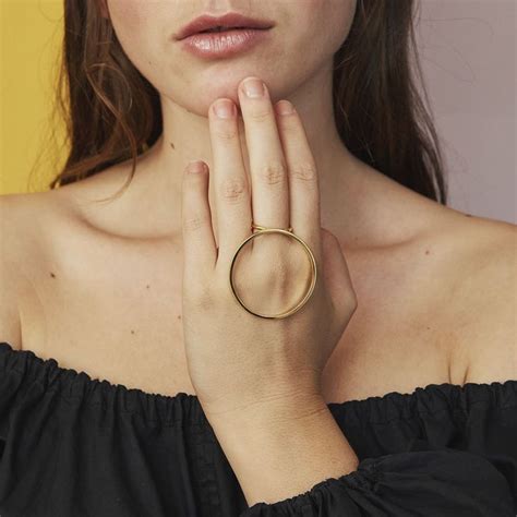 Round Gold Ring Solid 376 Mam Originals® Fr Handkette Schmuck