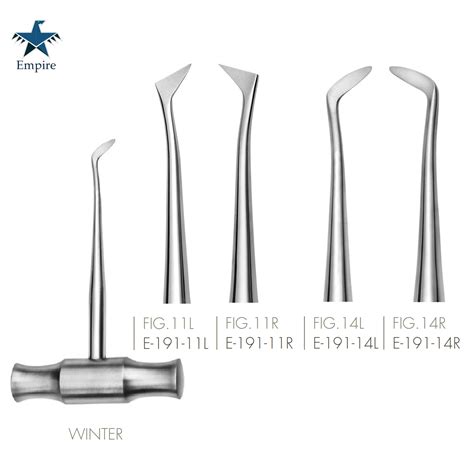 Empires German Stainless Dental Root Surgery Elevator Winter Root