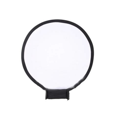 Speedlight Foldable Flash Diffuser Mini Softbox Reflector 20cm Round Universal Fits Most