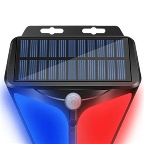 Alarm Light Wireless Solar Powered Led Strobe Motion Sensor Anti Theft