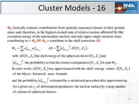 Ppt Cluster Models And Nuclear Fission Powerpoint Presentation Free