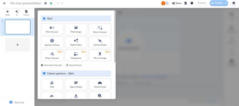 There Are Many Slide Types For You To Use To Create Interactive