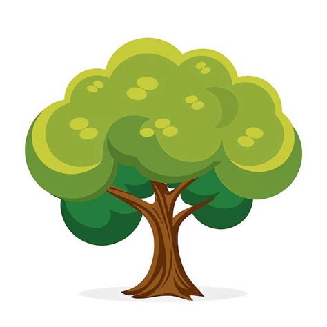 Premium Vector Tree Illustration On White Background