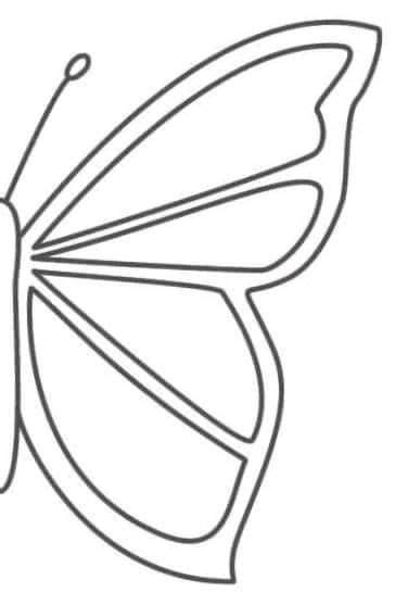 Plantilla De Mariposa Para Imprimir
