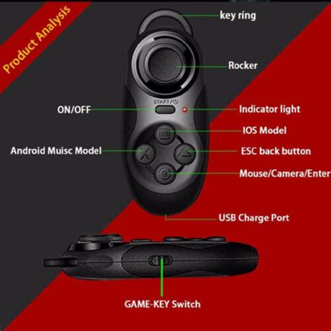 Mini Usb Vr Remote Control Wib0bn5krm8y