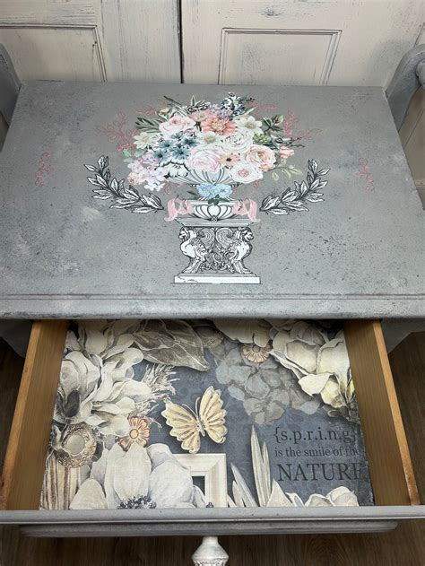Vintage French Country Accent Table For Front Entry Living Room