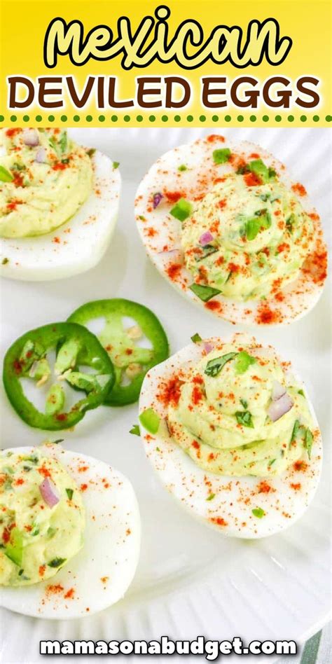 Mexican Deviled Eggs Recipe Avocado Deviled Eggs Mexican