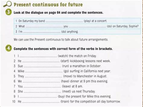 Present Continuous Future Plans Pptx