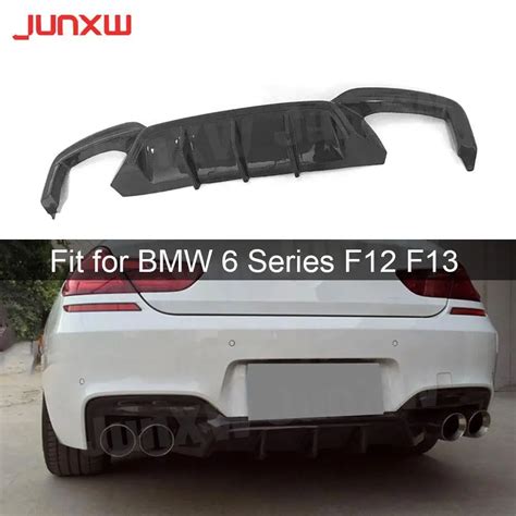 탄소 섬유 후면 디퓨저 Bmw 6 시리즈 F06 F12 F13 640i 650i M Tech Sport M6 후면 범퍼