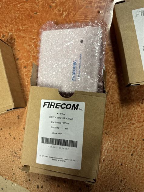 Firecom F900 825 Xp95a Sounder Control Module Fire Alarm Ebay