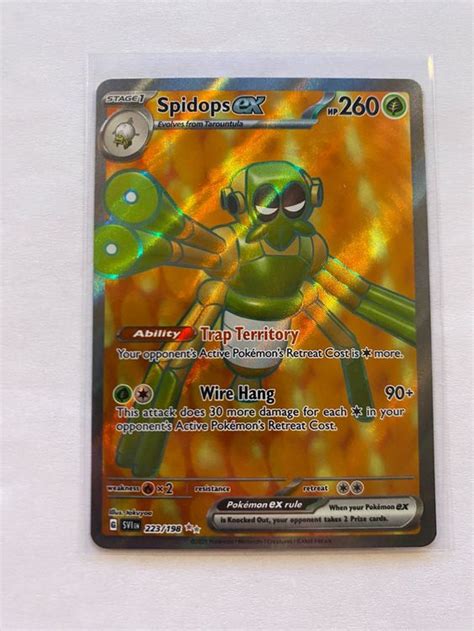 Pokemon Spidops Ex 223198 Scarlet And Violet En Neu Gemäss