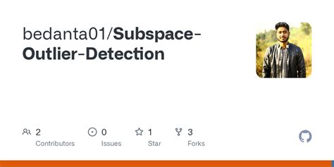 Github Bedanta01subspace Outlier Detection