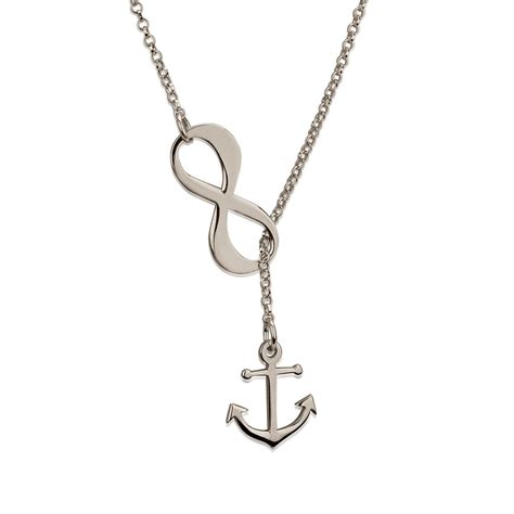 Infinity Anchor Necklace