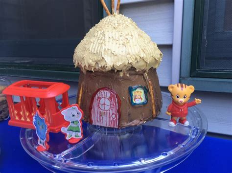 Adorable Daniel Tiger Beach House Cake
