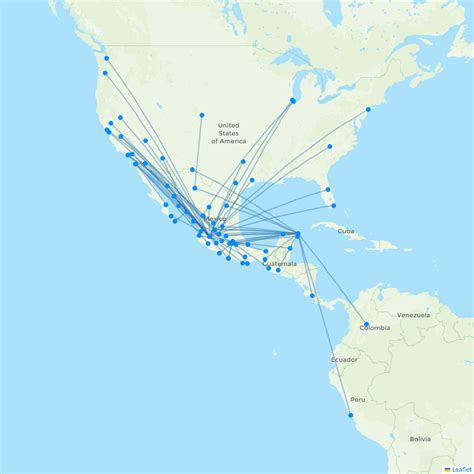 Volaris Routes 2026 Interactive Map With All Flights Flight Routes