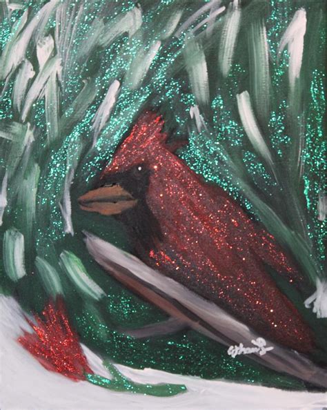 Cardinal Painting By Ethan Lefkowitz Pixels